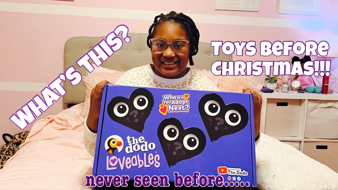 VLOGMAS DAY 1 | The Dodo Loveables Unboxing | christmas gifts for kids ...