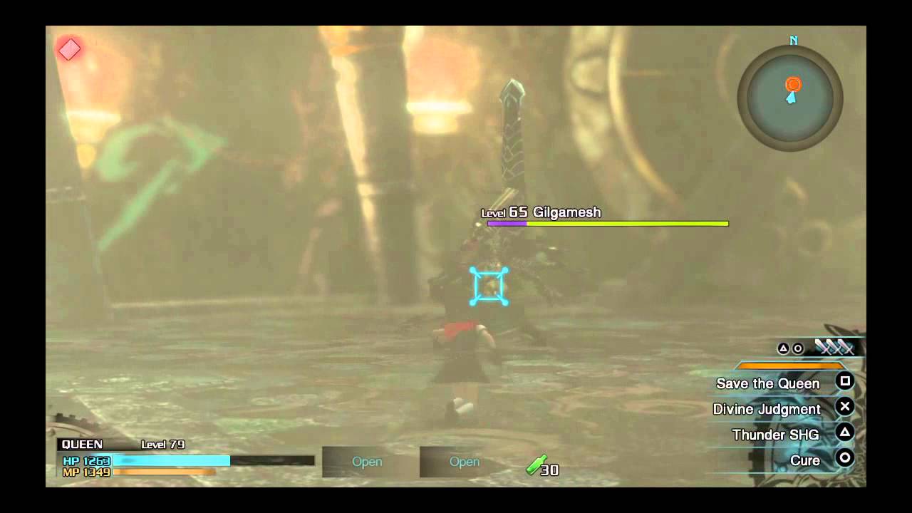 Queen Vs Eight Arm Gilgamesh Type-0 HD - YouTube