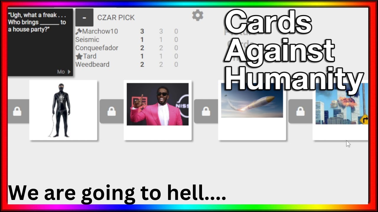 Dark humor gone wrong: Cards against humanity - YouTube