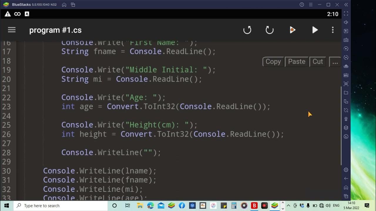 BSIT-1A Programming 1 - YouTube