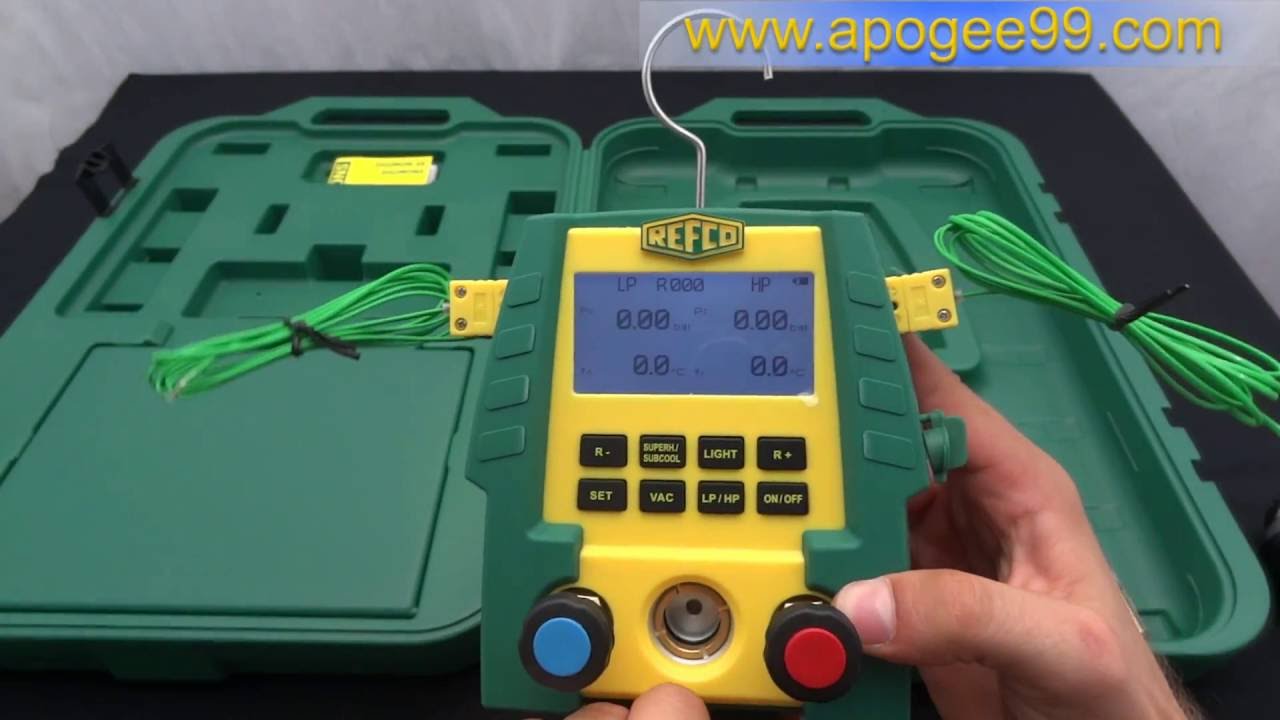 Електронен манометър REFCO DIGIMON SE 8 - YouTube