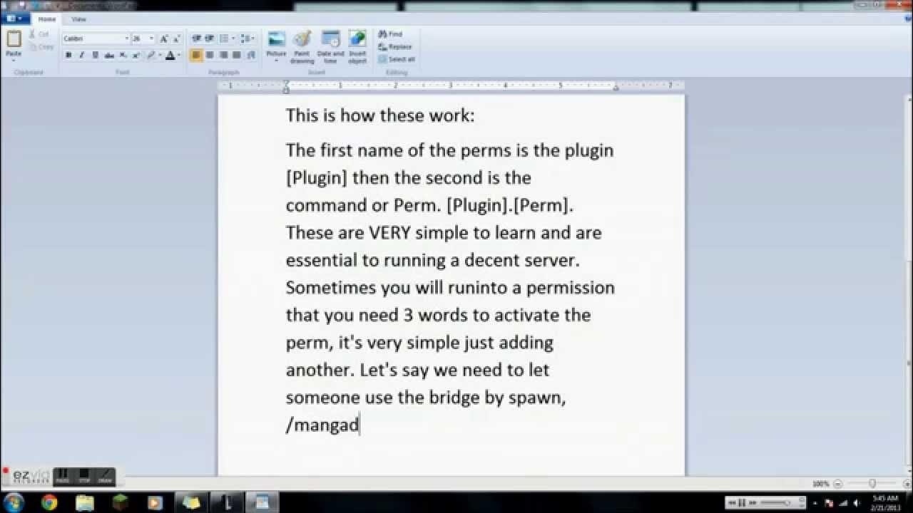 How to Use: Minecraft GroupManager Permission Nodes - YouTube