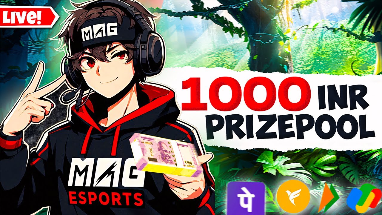 🔴🏆 ₹1,000 PRIZEPOOL |🏅NO ENTRY FEE | 🗓️ DAILY SCRIMS BY MAG ESPORTS ...