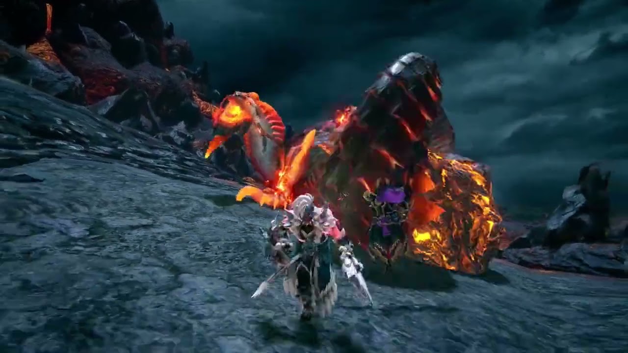 Monster Hunter Rise: Sunbreak - Magma Almudron Short Gameplay Clip ...