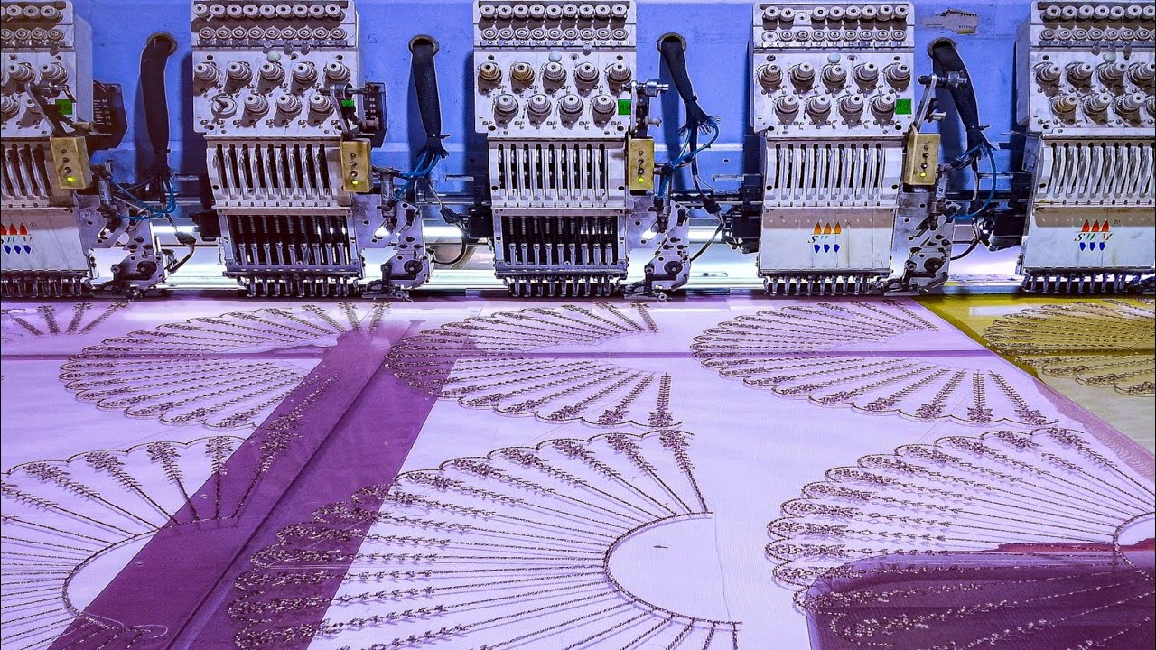 Single needle double Gala Single needle machine - YouTube