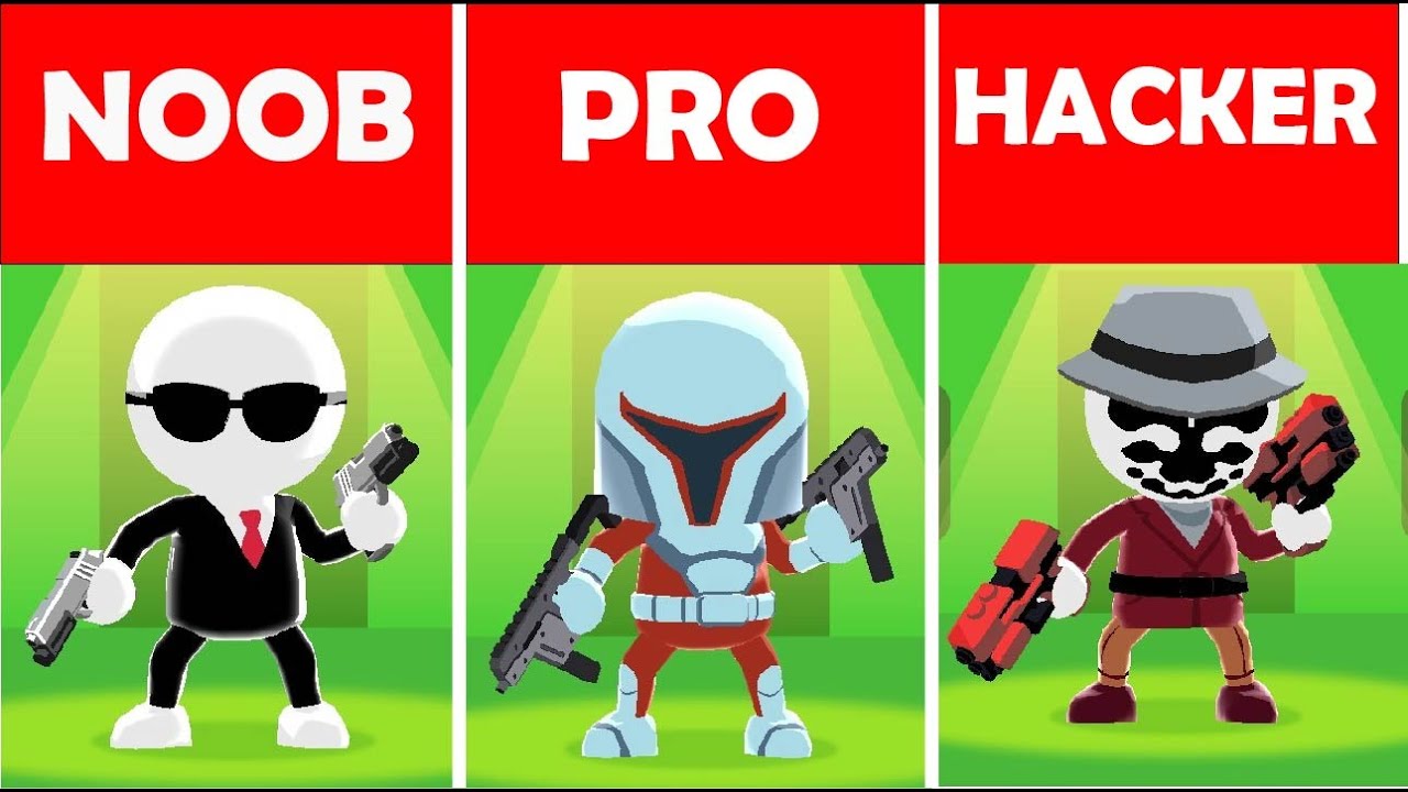 NOOB vs PRO vs HACKER in Johnny Trigger - YouTube