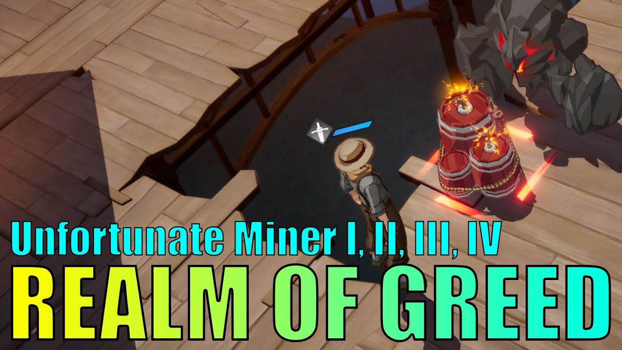 Archeland Realm of Greed Guide - Unfortunate Miner 1, 2, 3, 4 Archeland ...