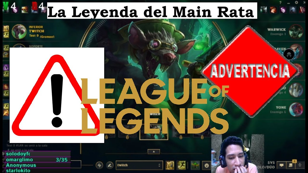 League of Legends "La leyenda del main Rata Parte 2" Ripley360_Lan ...