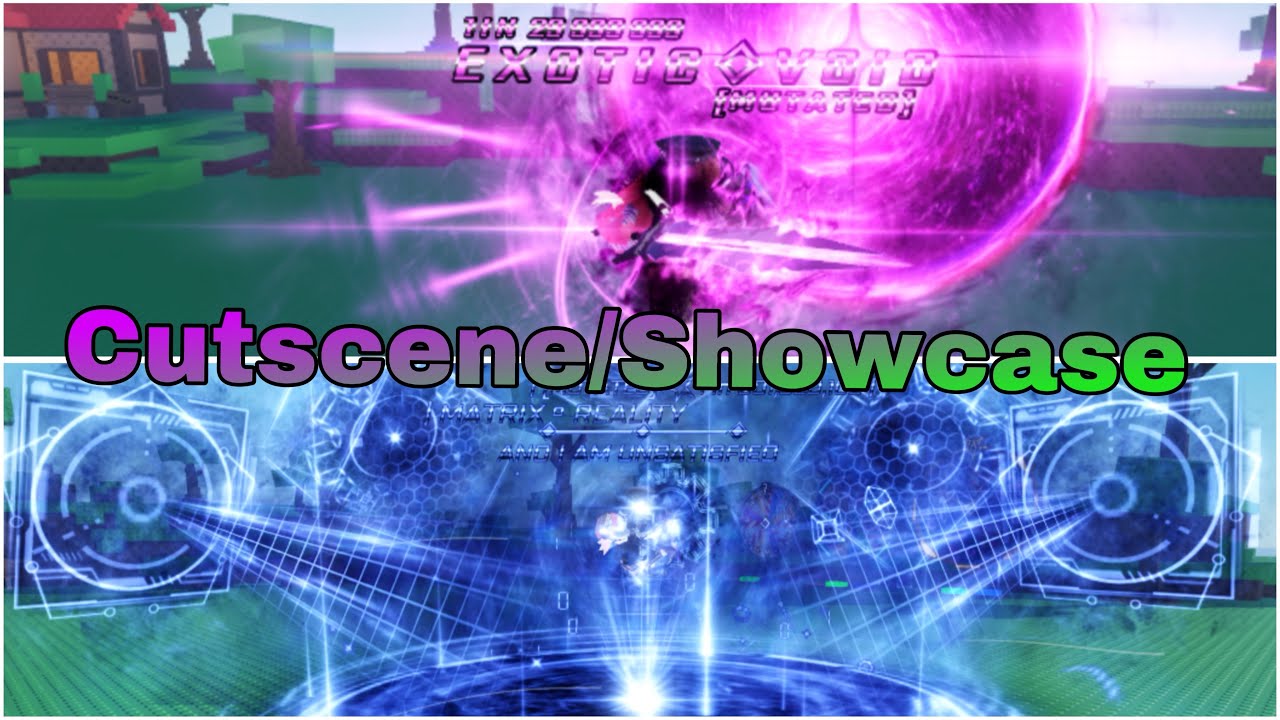 【Sol's RNG Eon1】EXOTIC VOID&MATRIX REALITY Showcase+Cutscene だけ - YouTube