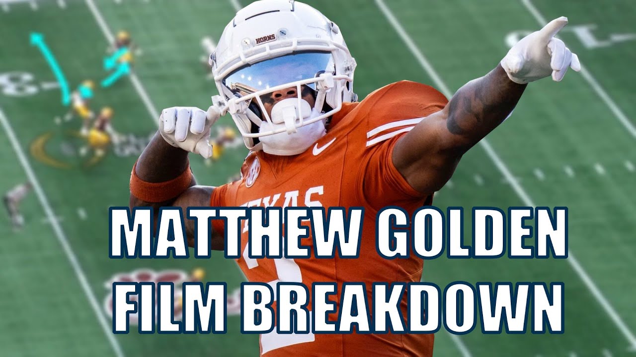 Matthew Golden WR Texas | 2025 NFL DRAFT highlight Film Session - YouTube