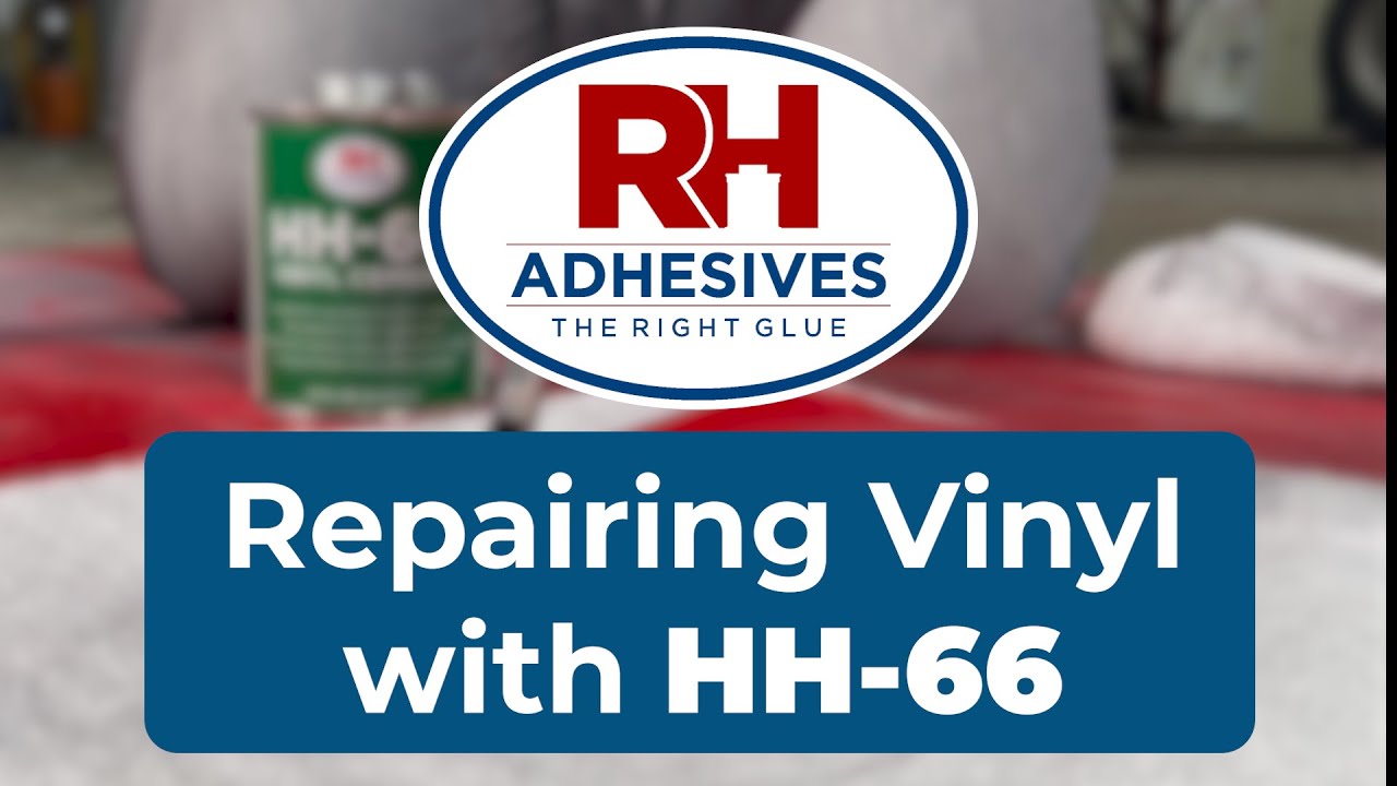 Repairing vinyl with HH-66 - YouTube