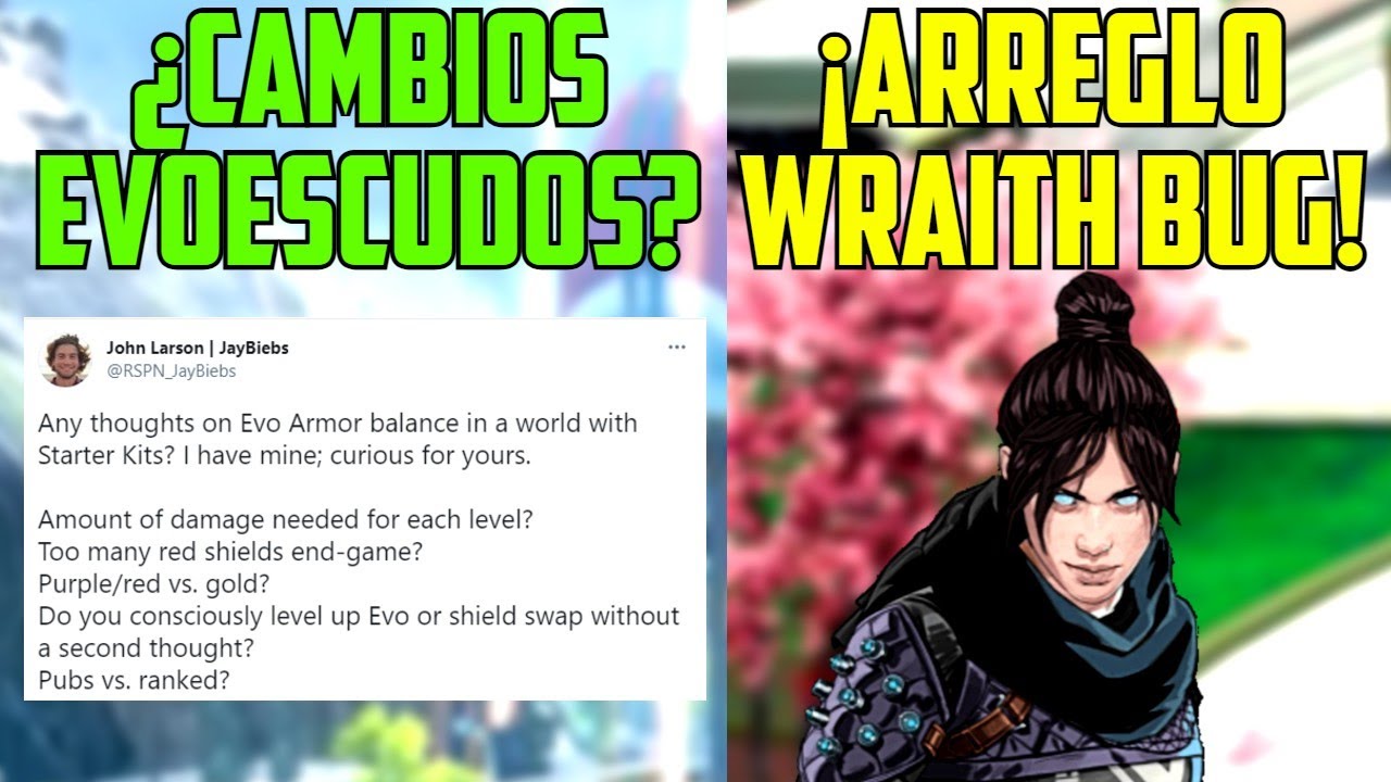 ¿CAMBIOS EVOESCUDOS? + ¡ARREGLO WRAITH EXPLOIT! APEX LEGENDS TEMPORADA 9 - YouTube