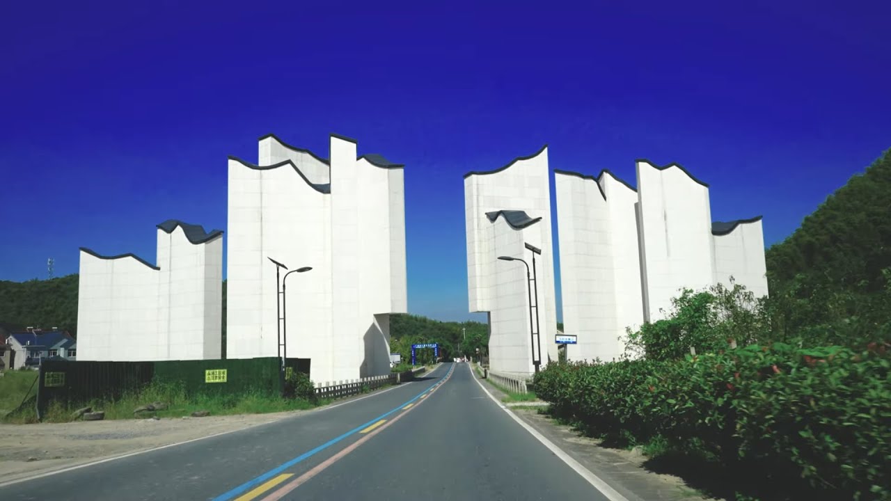 [4K 50P] Guangde City, Anhui Province. From the village to the city and ...