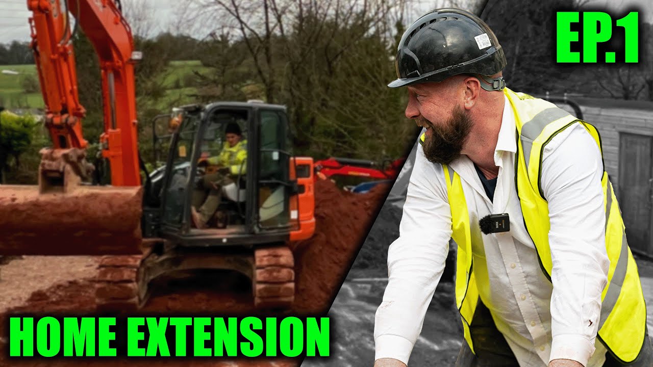 EP1: THE EXTENSIONS BEGINS! The first steps in our Care Home Project!🚧💥 ...