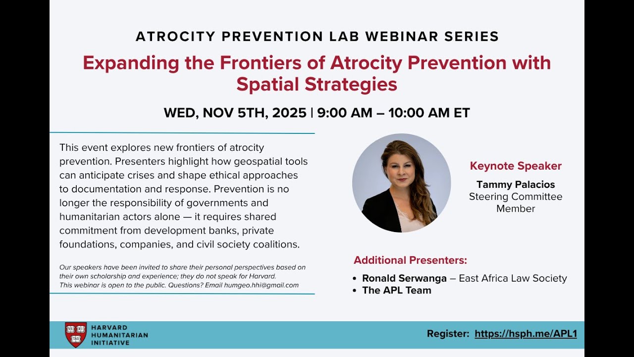 Expanding the Frontiers of Atrocity Prevention with Spatial Strategies ...