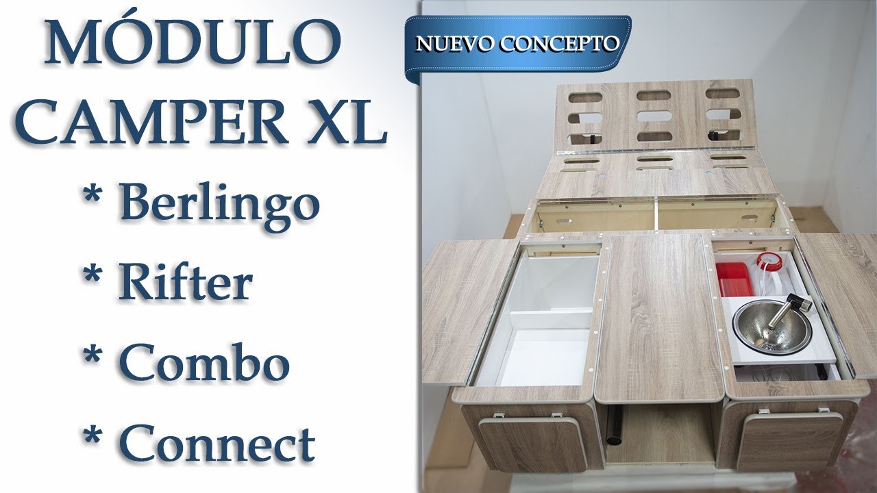 Modulo CAMPER XL Nuevo Concepto 🚐. Camperización de furgonetas (FURGO ...