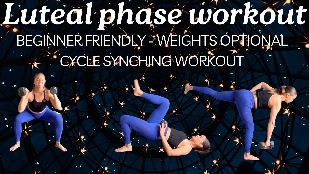 45 min Luteal phase workout - STRENGTHEN - YouTube