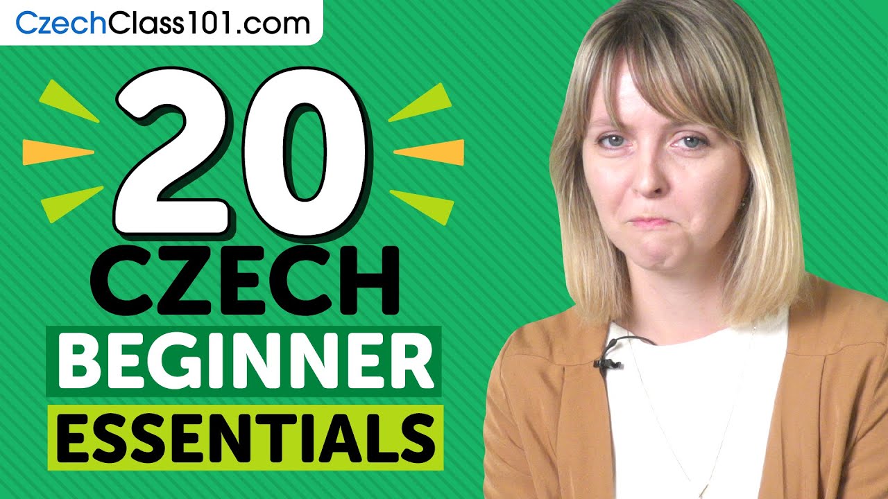20 Beginner Czech Videos You Must Watch | Learn Czech - YouTube
