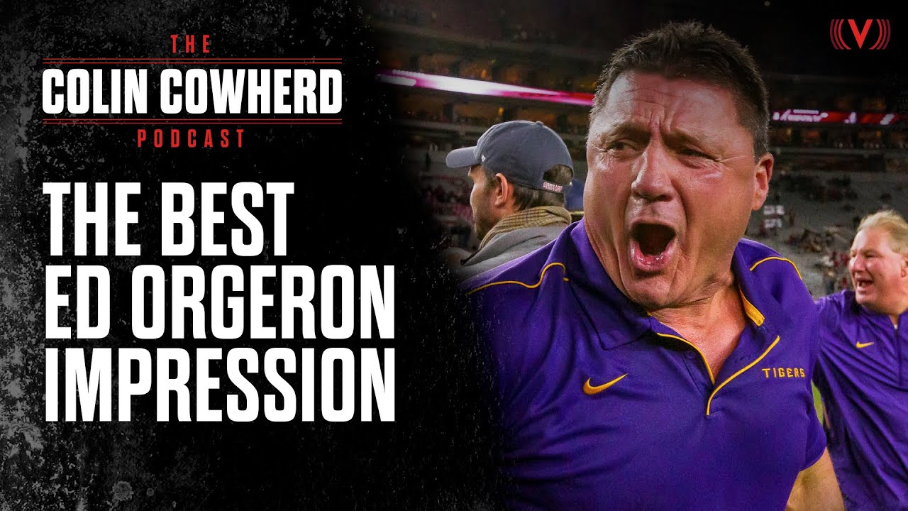 Mark Sanchez does a LEGENDARY Ed Orgeron impression | The Colin Cowherd ...