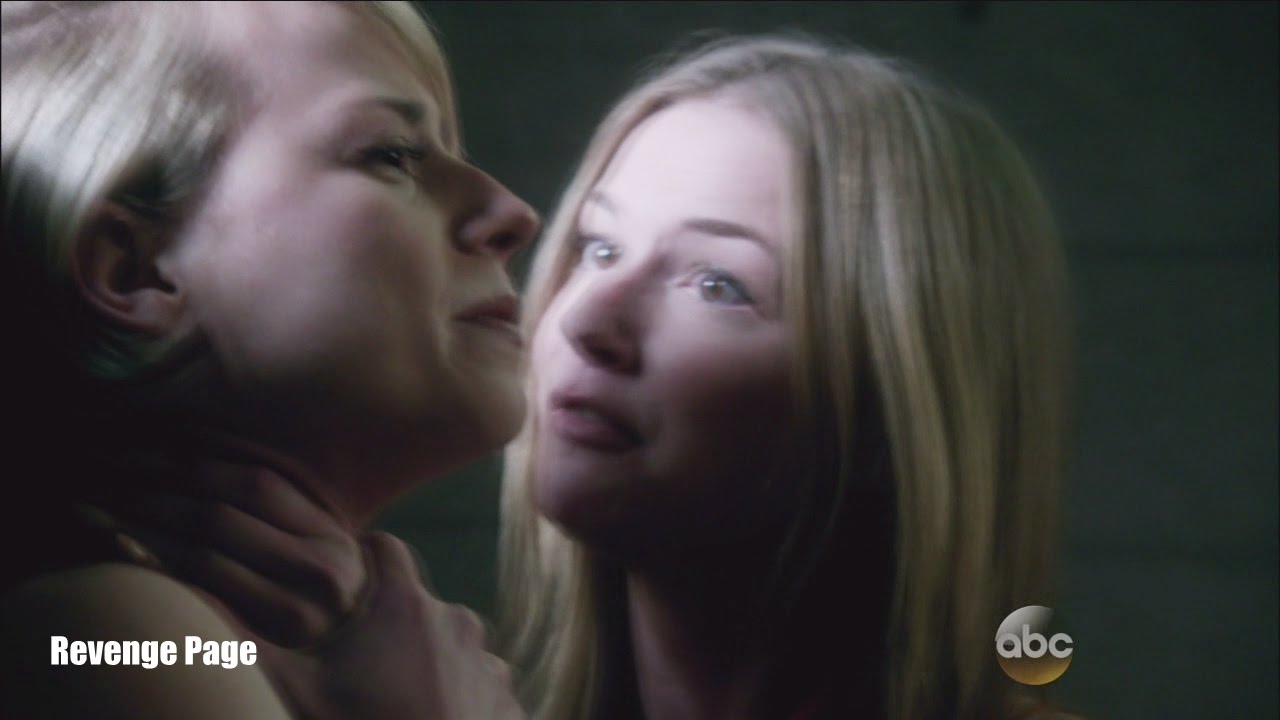 Revenge 4x22 Emily and Margaux Fight in Prison "Plea" - YouTube