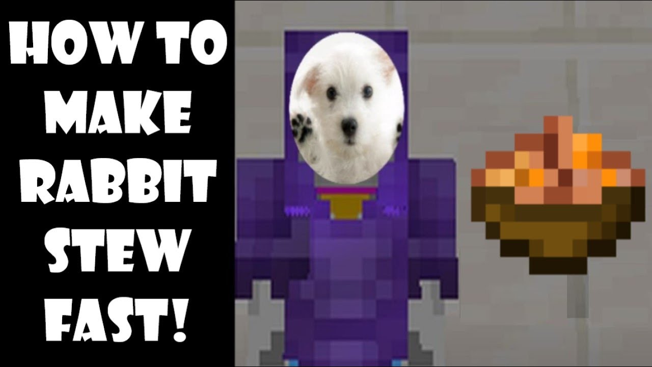 how to make rabbit stew in minecraft - YouTube