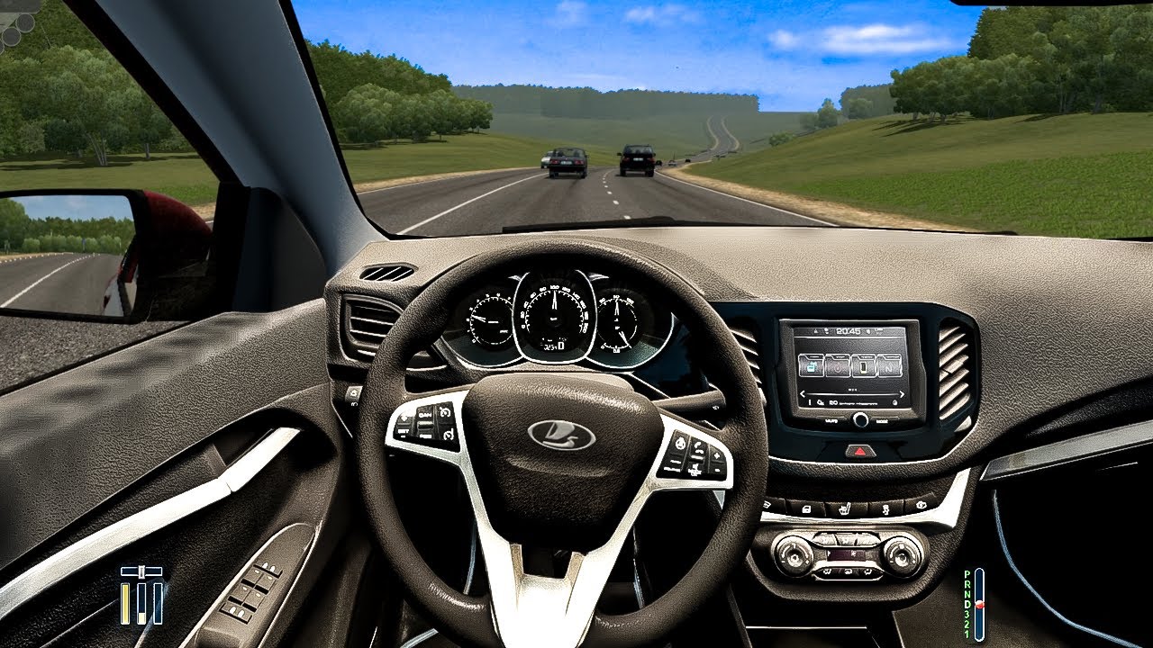 City Car Driving - Lada Vesta 1.6i | Street Racing - YouTube