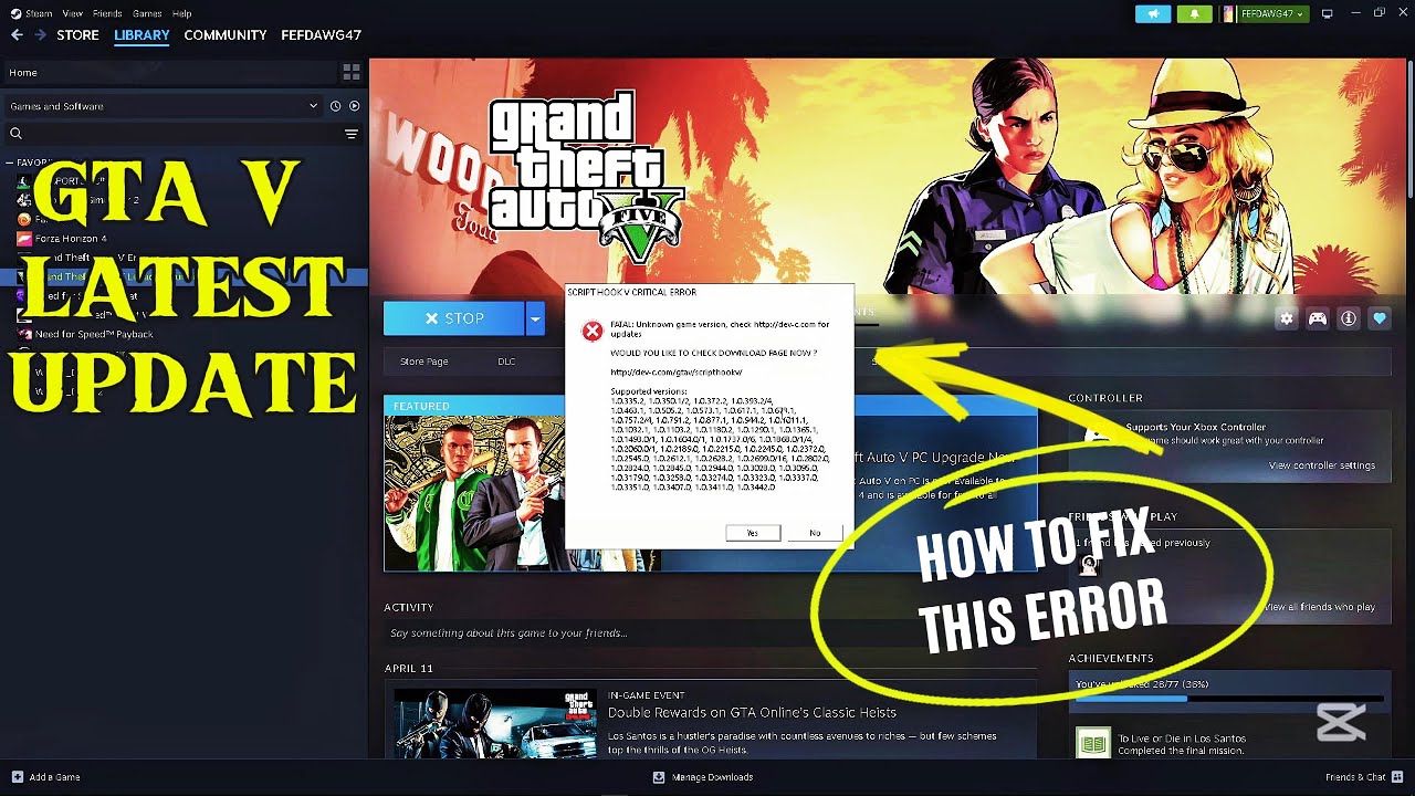 🔥 How to FIX GTA V Script Hook Error After Latest Update (2025 ...