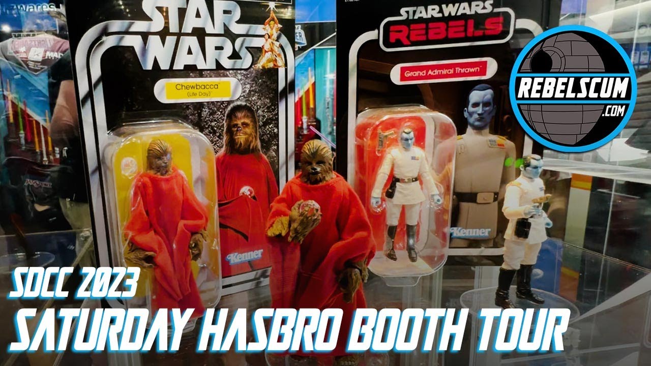 SDCC 2023 - Saturday Hasbro Booth Tour - YouTube