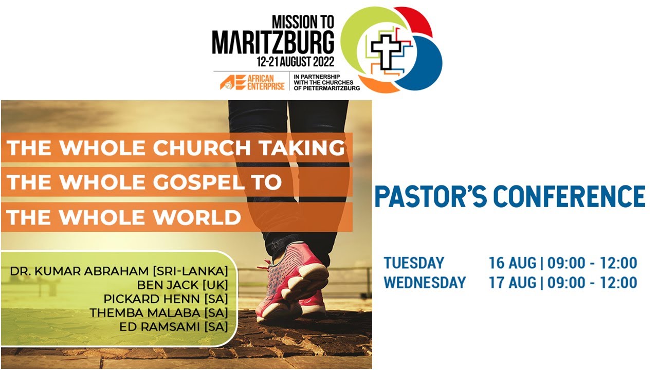 African Enterprise South Africa Live Stream - Pastors Conference day 2 ...