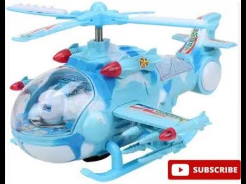#UNBOXING | MUSICAL HELICOPTER TOY | BATTERY OPERATED HELICOPTER TOY ...