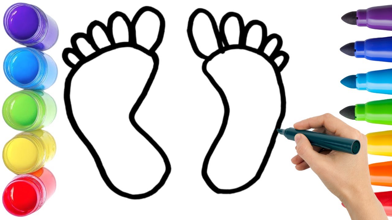 How To Draw cute foo Drawing, Painting & Coloring For Kids and Toddlers ...