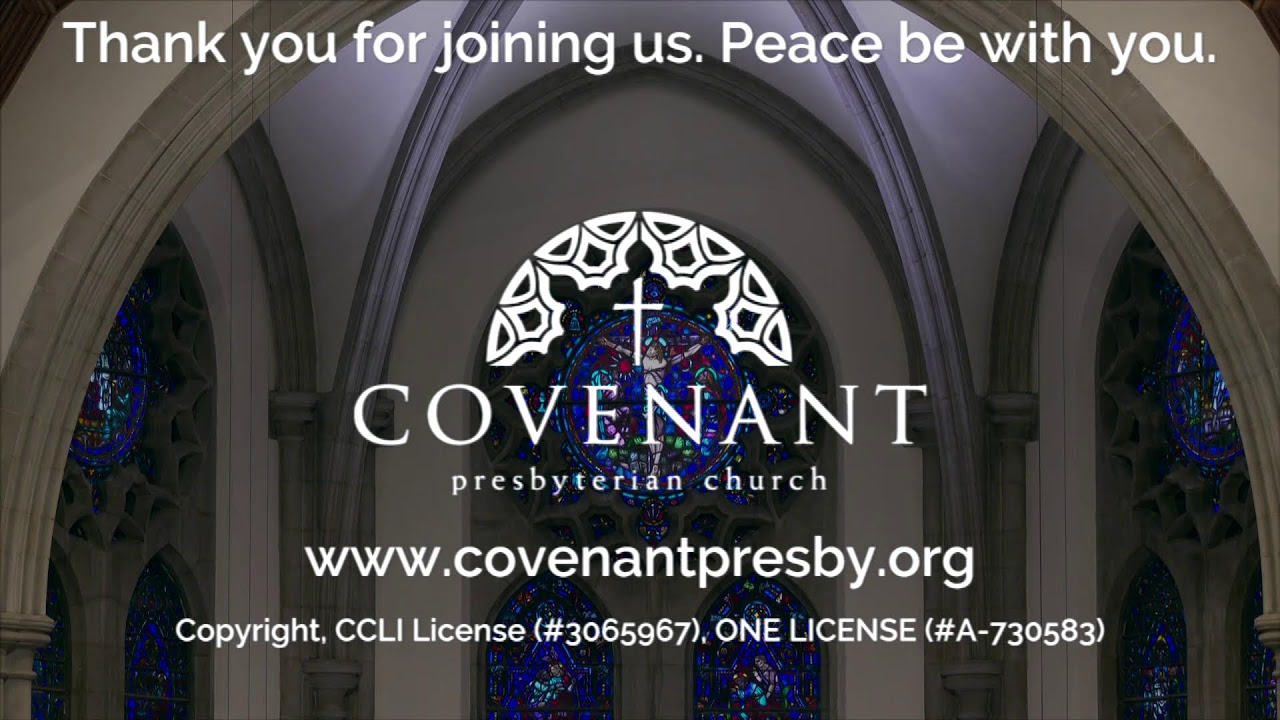 Covenant Presbyterian Traditional Service - YouTube