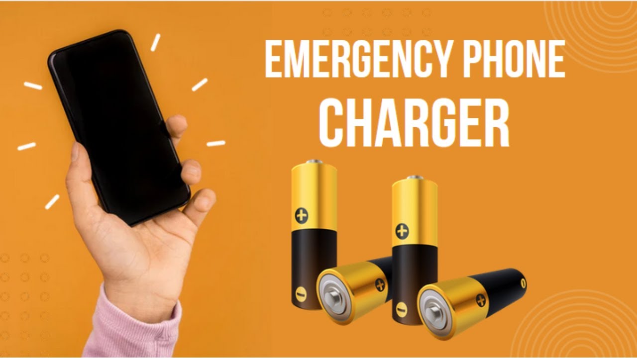 Emergency phone charger using AA battery !! 🔋🔋🔋🔋 + 📲 - YouTube