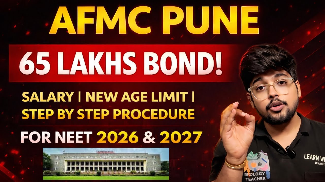 AFMC PUNE | AFMC CUT OFF NEET 2024 | FEES | SALARY | BOND | TOLER ...
