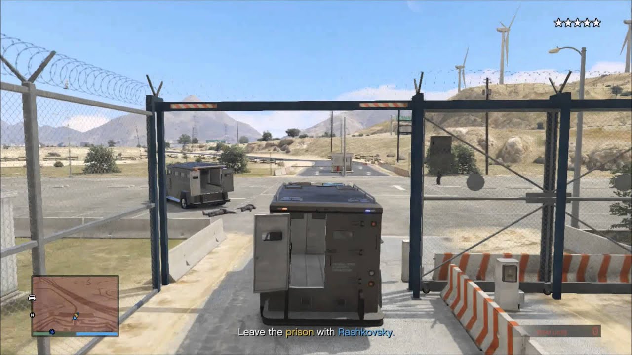 GTA 5 prison break heist finale - YouTube