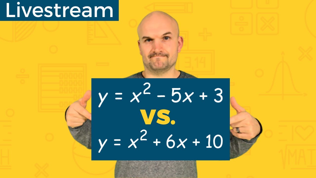 Completing the Square EASY and HARD (Livestream) - YouTube