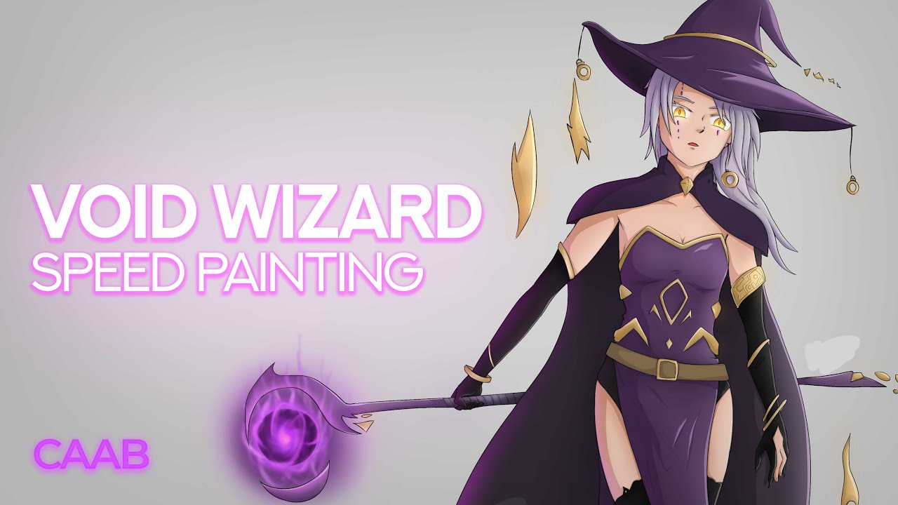 Speed Paint - Void Wizard - YouTube