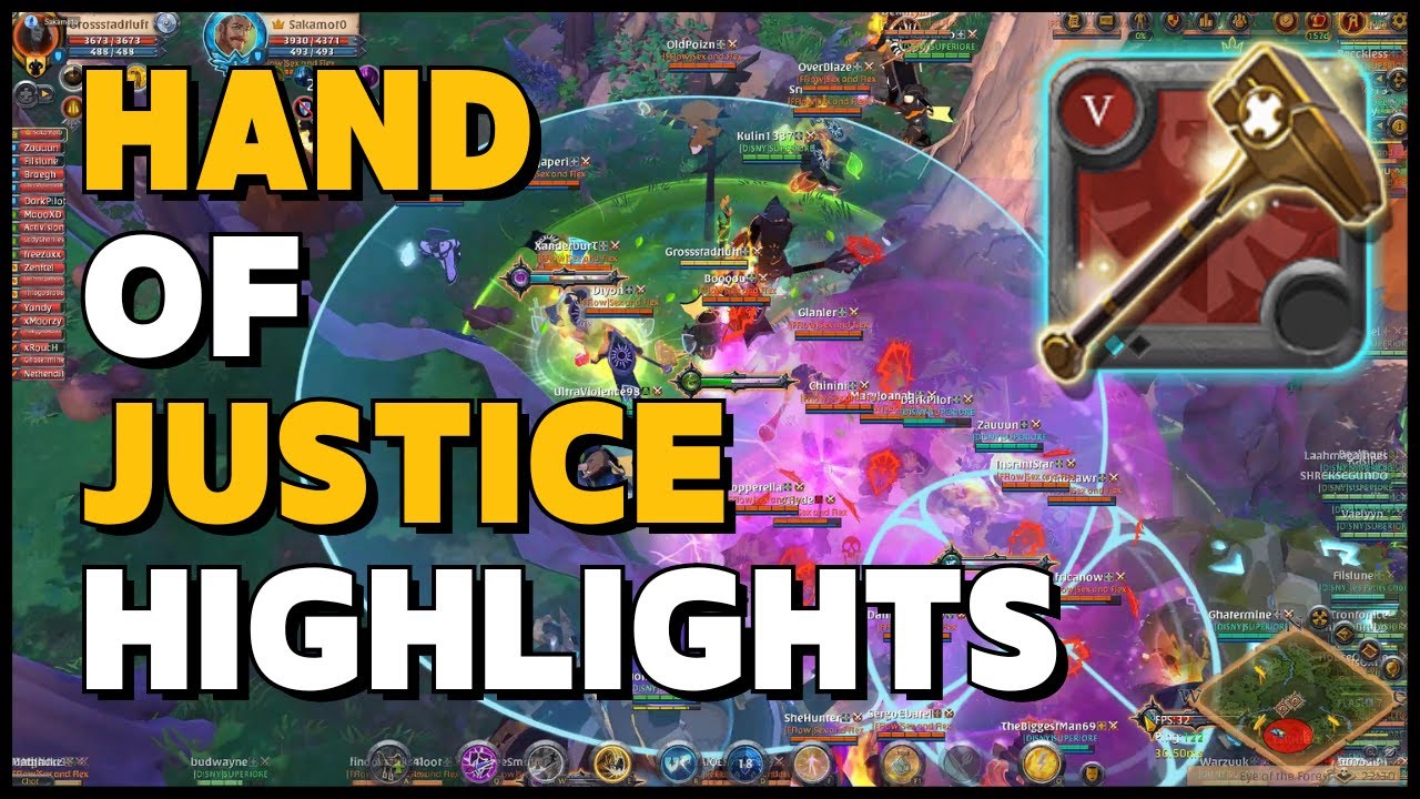 Hand of Justice Returns - ALBION ONLINE ZVZ HIGHLIGHTS (WEST) - YouTube