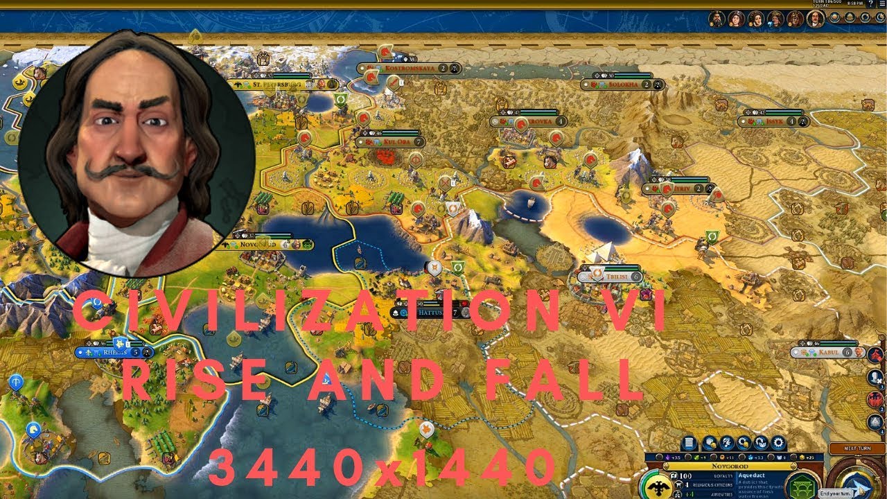 Civilization 6 Rise & Fall (Civ VI) - 3440x1440 - Ultra Settings ...