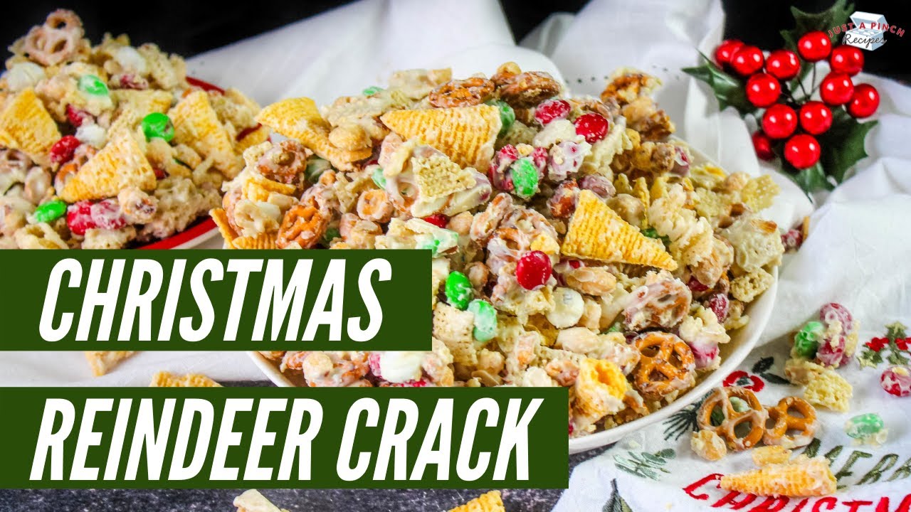Christmas Reindeer Crack | Homemade Holiday Treat | Just A Pinch - YouTube