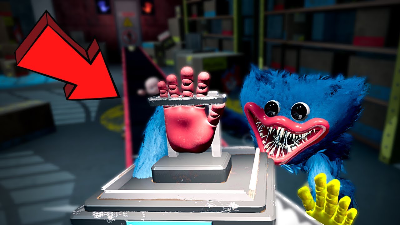 Huggy Wuggy Found MY HANDS and tried to WEAR IT! [Poppy Playtime] - YouTube