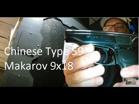 Makarov 9mm Chinese Type 59 at Range - YouTube