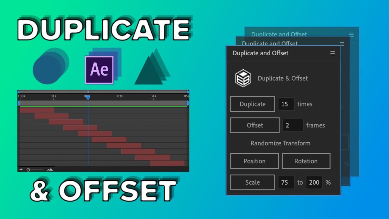 Duplicate Offset After Effects Script YouTube Duplicate Offset After Effects Script YouTube