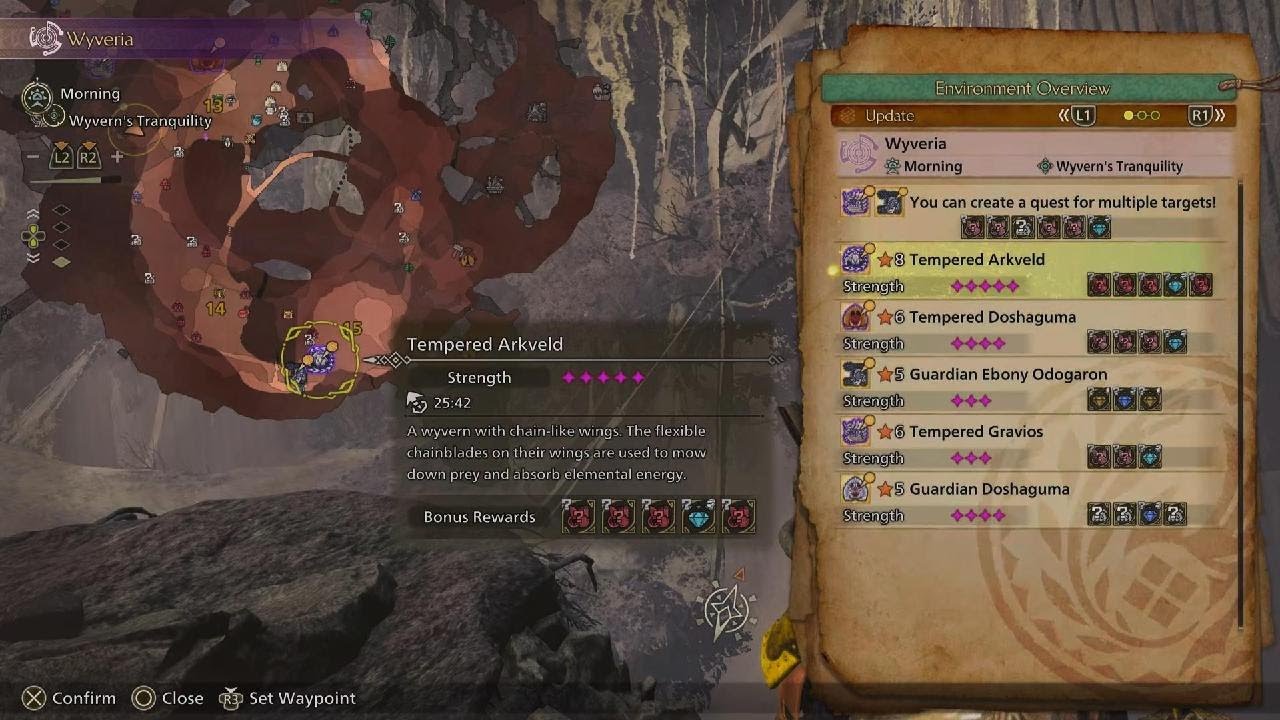 Monster Hunter Wilds Mini Crown Guardian Dosha guma Insect Glaive Solo ...