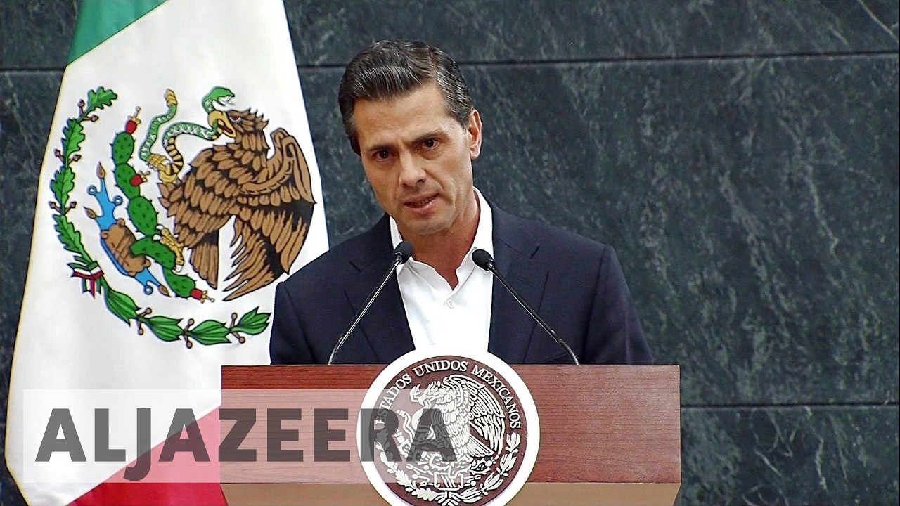 Trump row boosts President Nieto's popularity in Mexico - YouTube