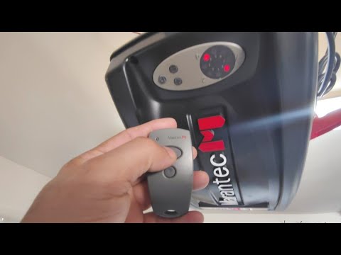 Set limits for Marantec M4500e Garage door opener - YouTube