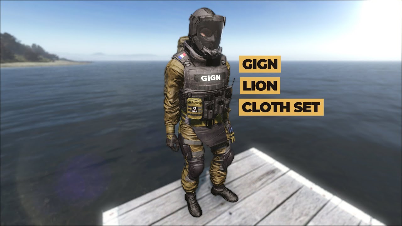 GIGN Lion Cloth Set for Dayz - YouTube