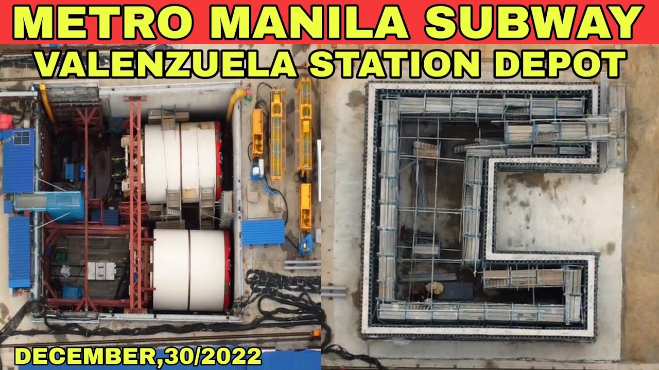 Manila Subway METRO MANILA SUBWAY VALENZUELA STATION DEPOT DECEMBER,30/ ...