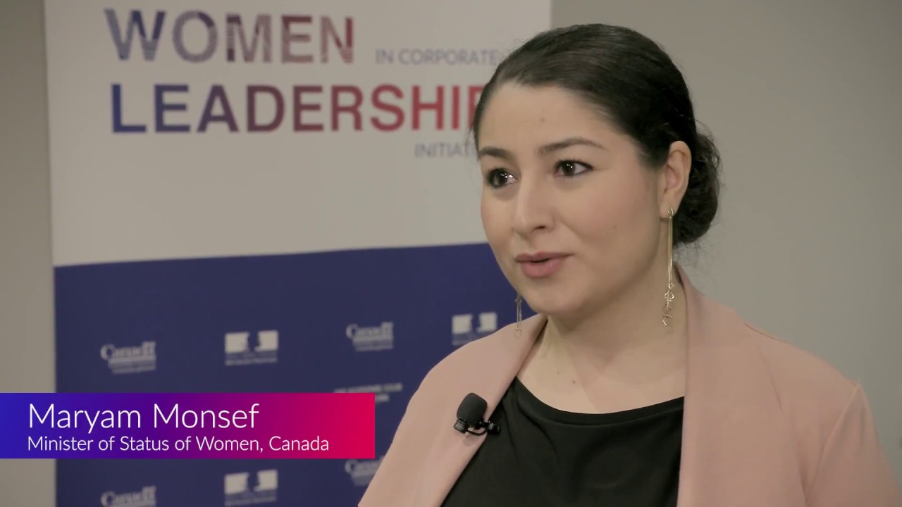 Maryam Monsef, Minister of Status of Women in Canada, for the WICLI ...