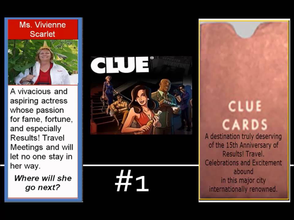 Mysterious Clue Contest from Results Travel Clues 1 and 2 - YouTube